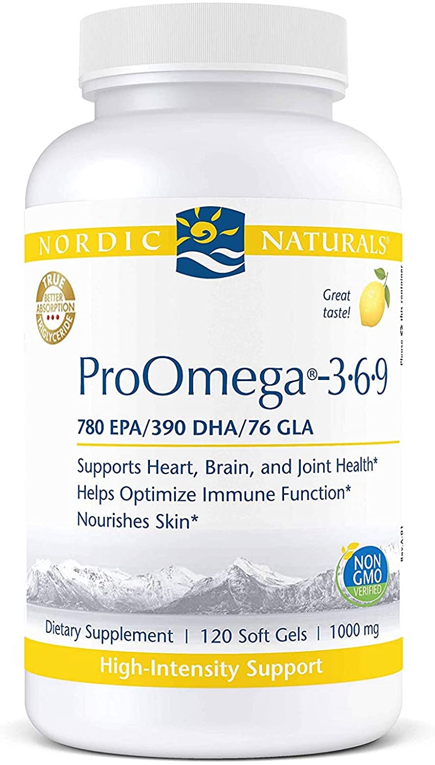 Nordic Naturals® ProOmega 3-6-9 Softgels 120ct. - Sona Shop